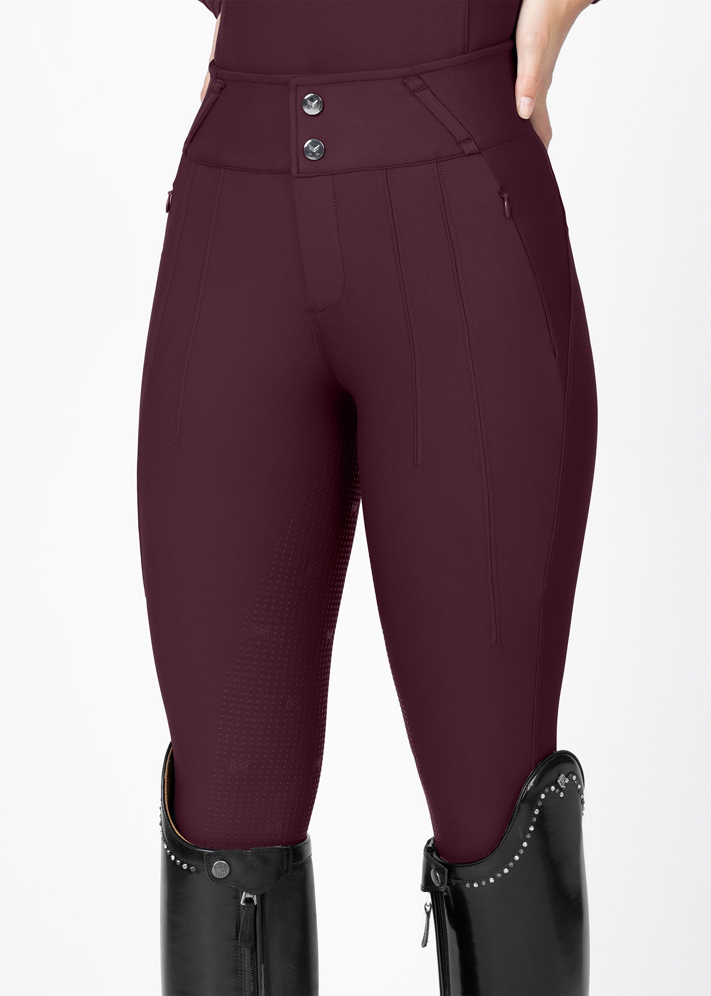 Vision Breeches (Burgundy) – Maximilian Equestrian