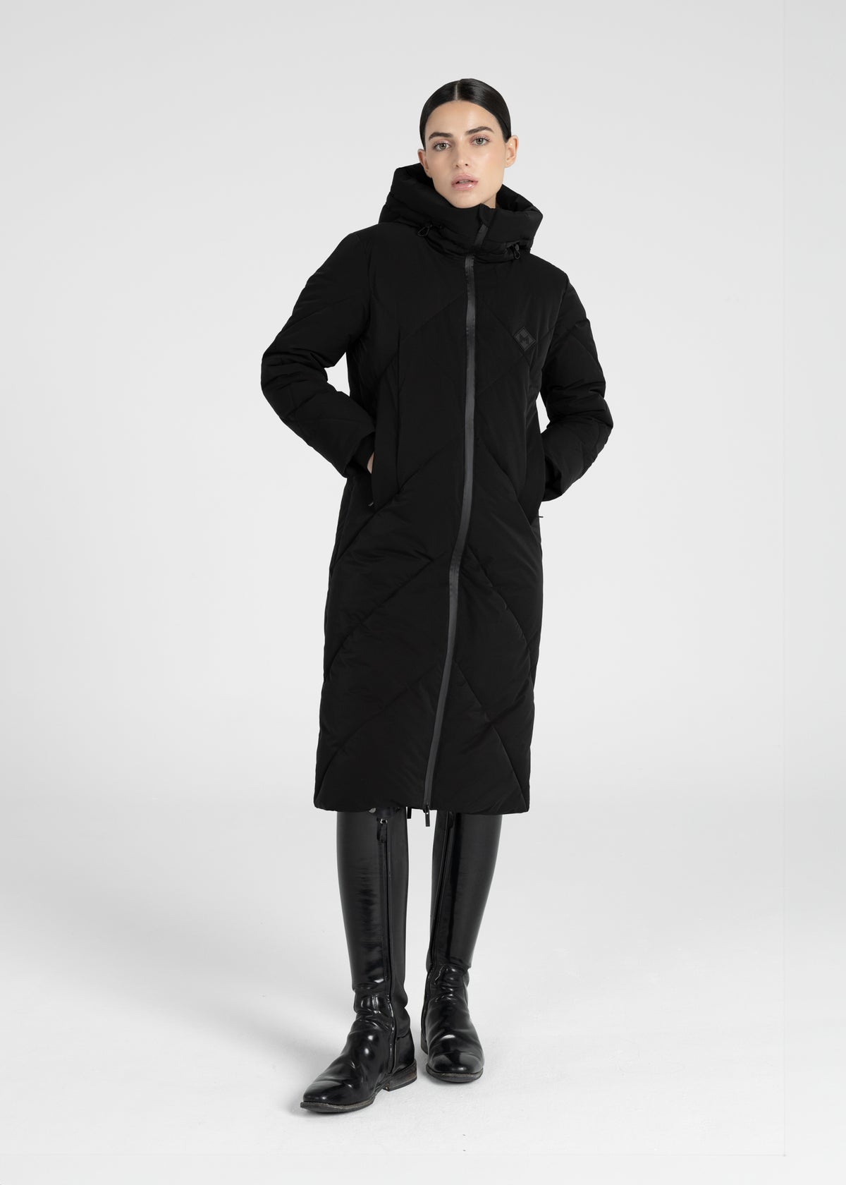 Global Puffer Jacket (Black) – Maximilian Equestrian