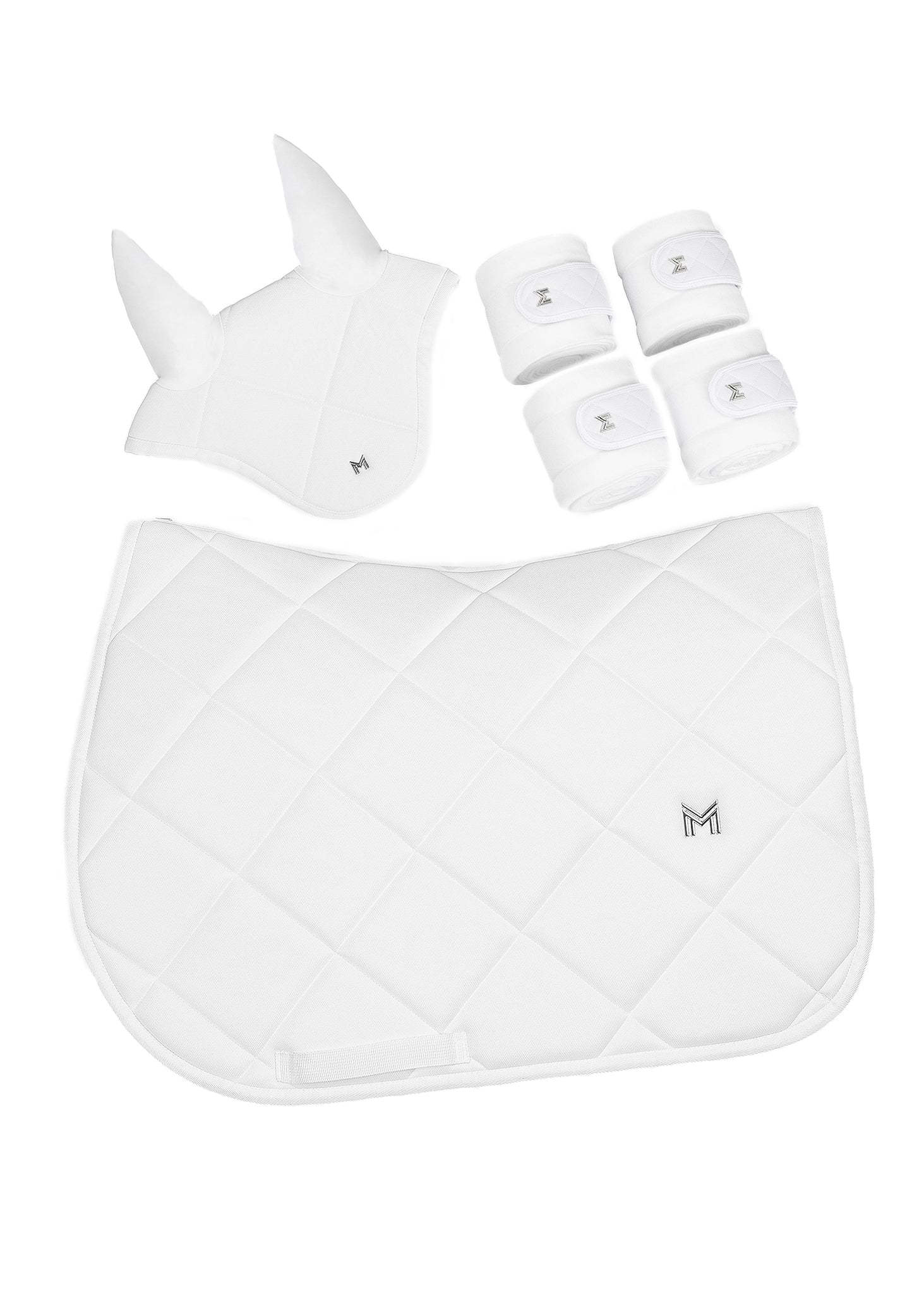 Crew Ear Bonnet (White) – Maximilian Equestrian